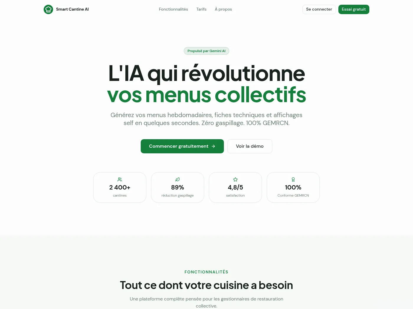 Smart Cantine AI