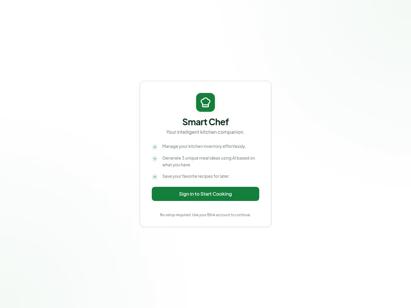 Smart Chef Dashboard