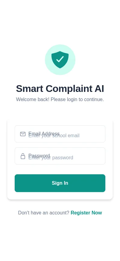 Smart Complaint AI App