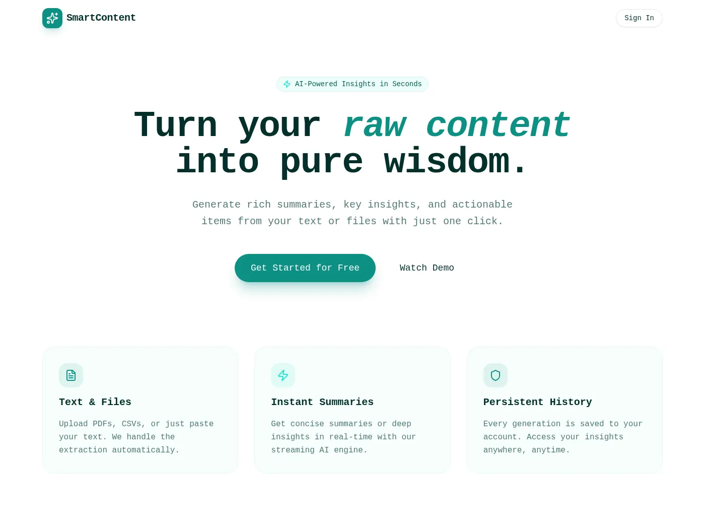 Smart Content Generator