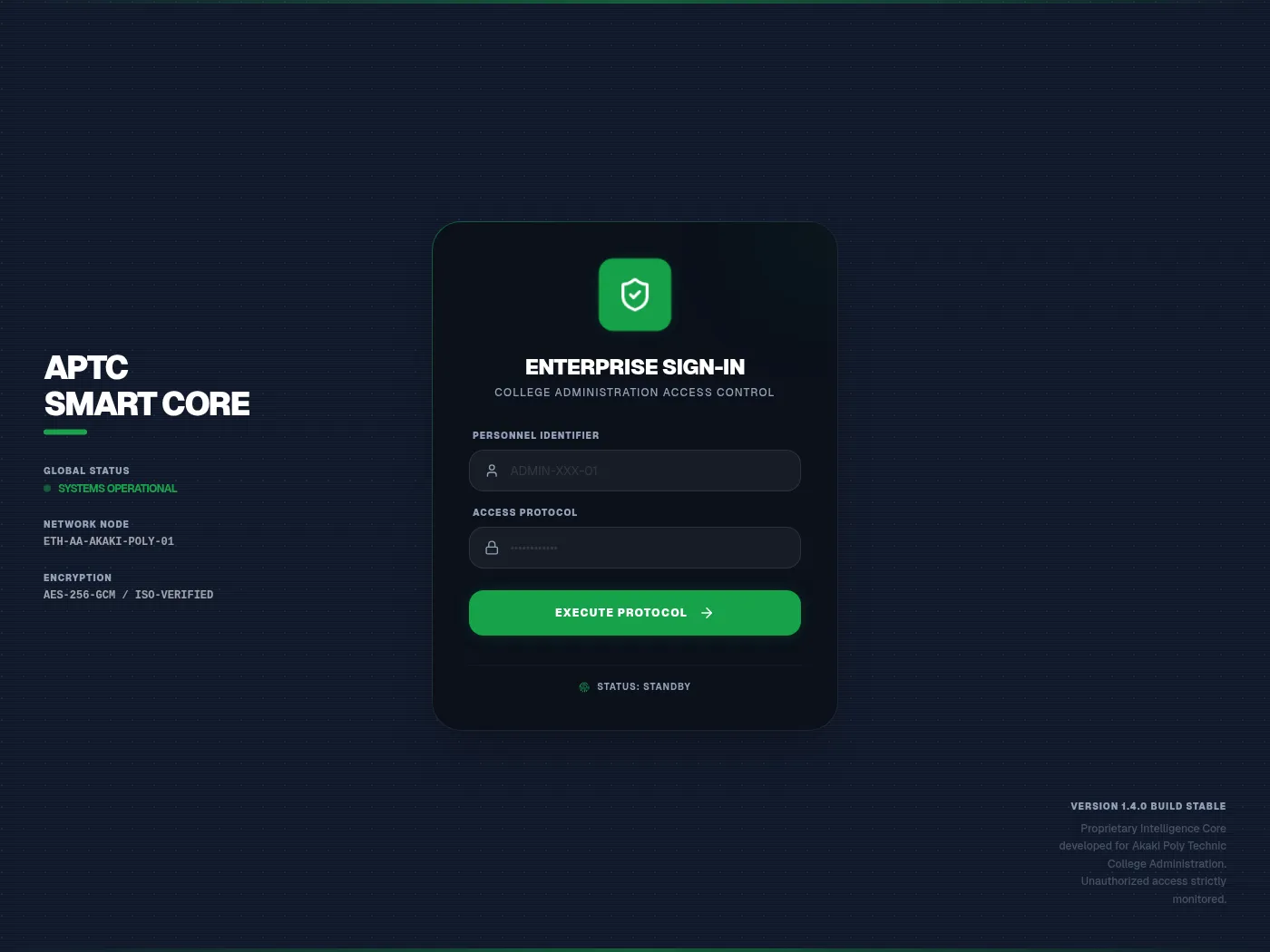 Smart Core Command Center