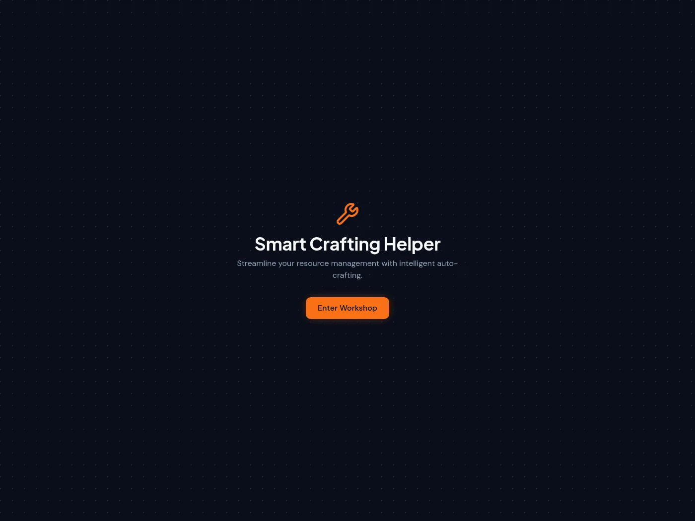 Smart Crafting Helper