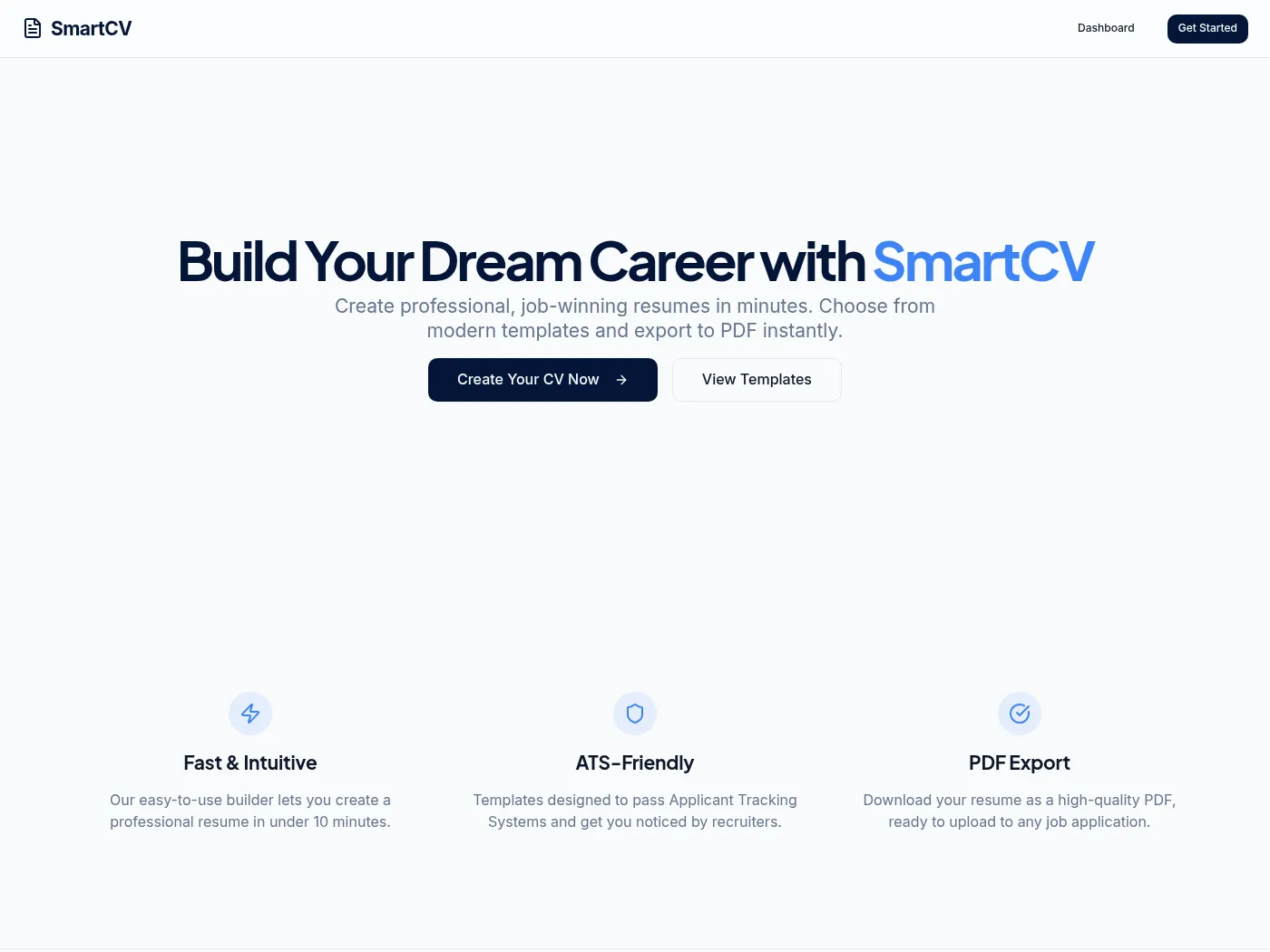 SmartCV Builder