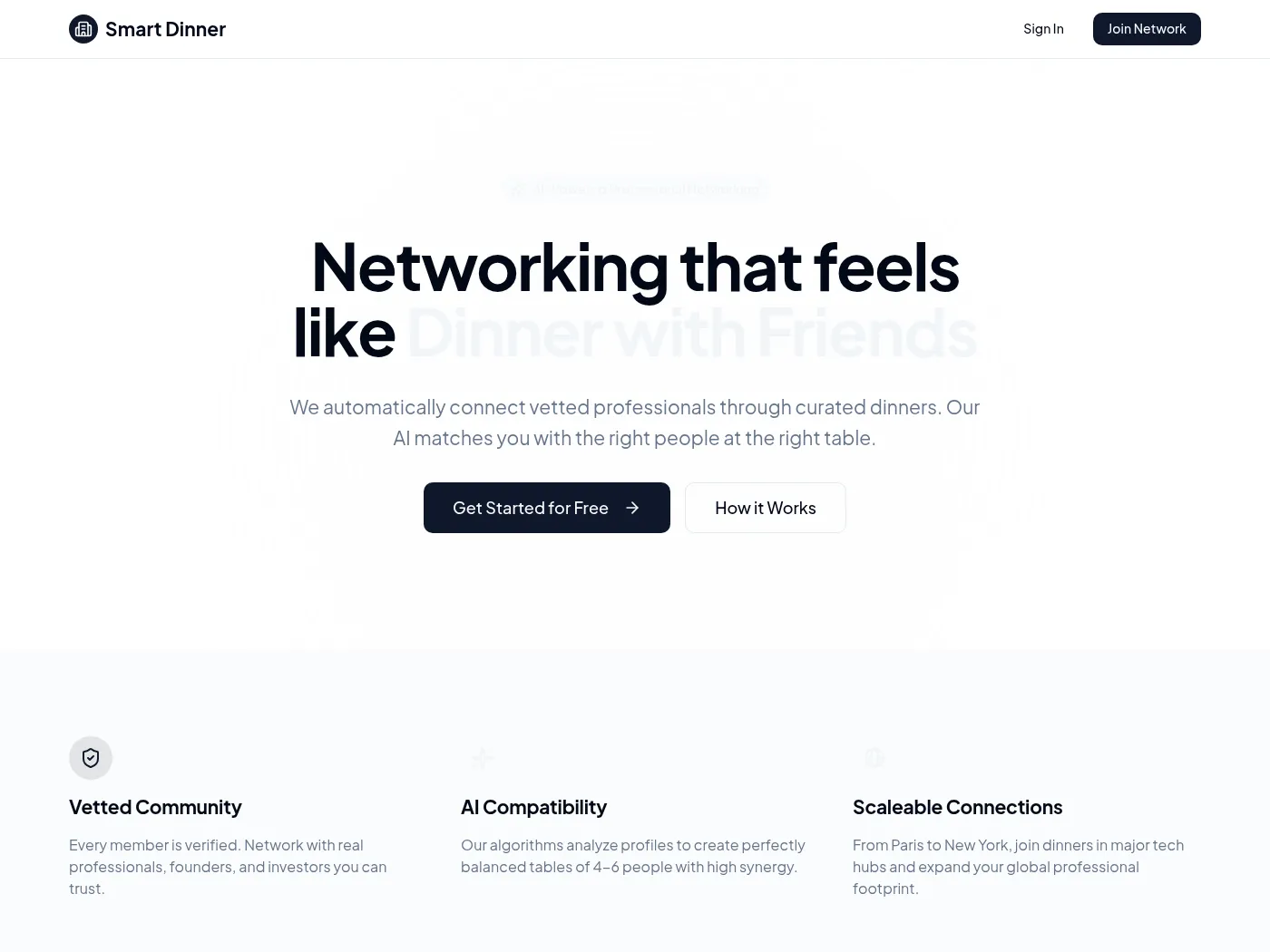 Smart Dinner Network