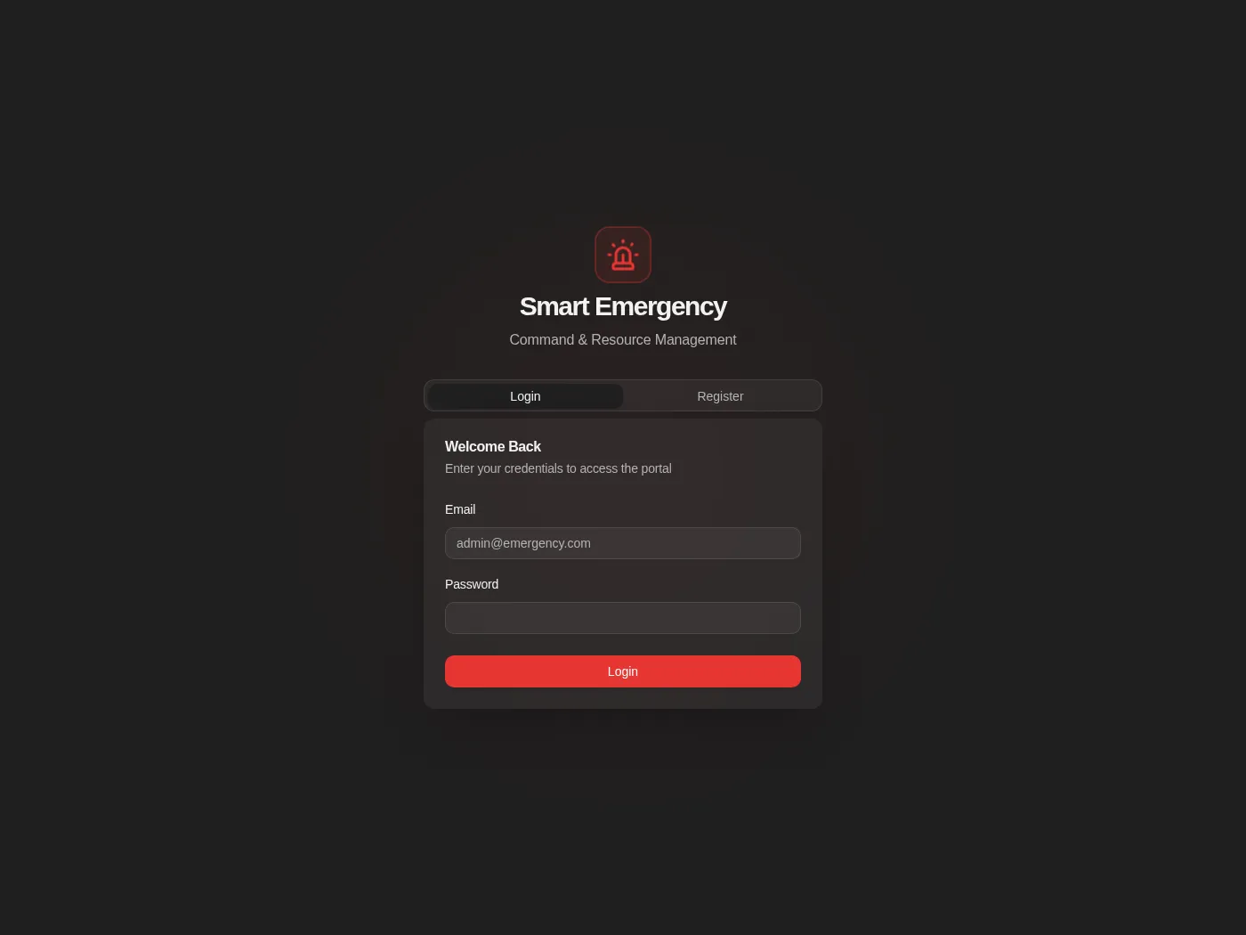 Smart Emergency Command Center
