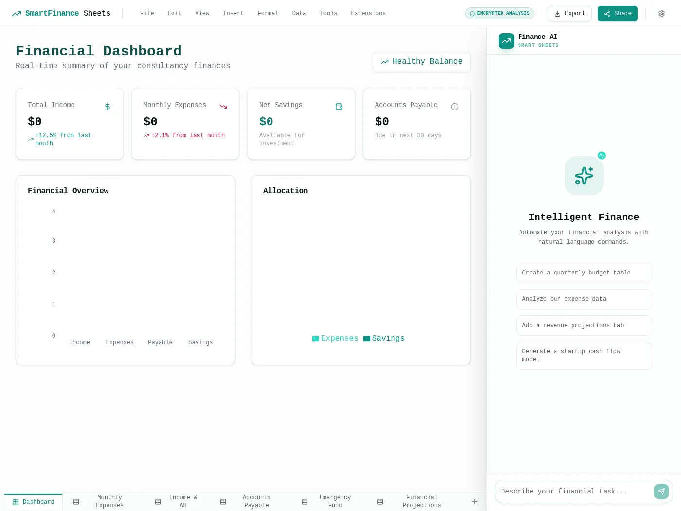 SmartFinance Sheets
