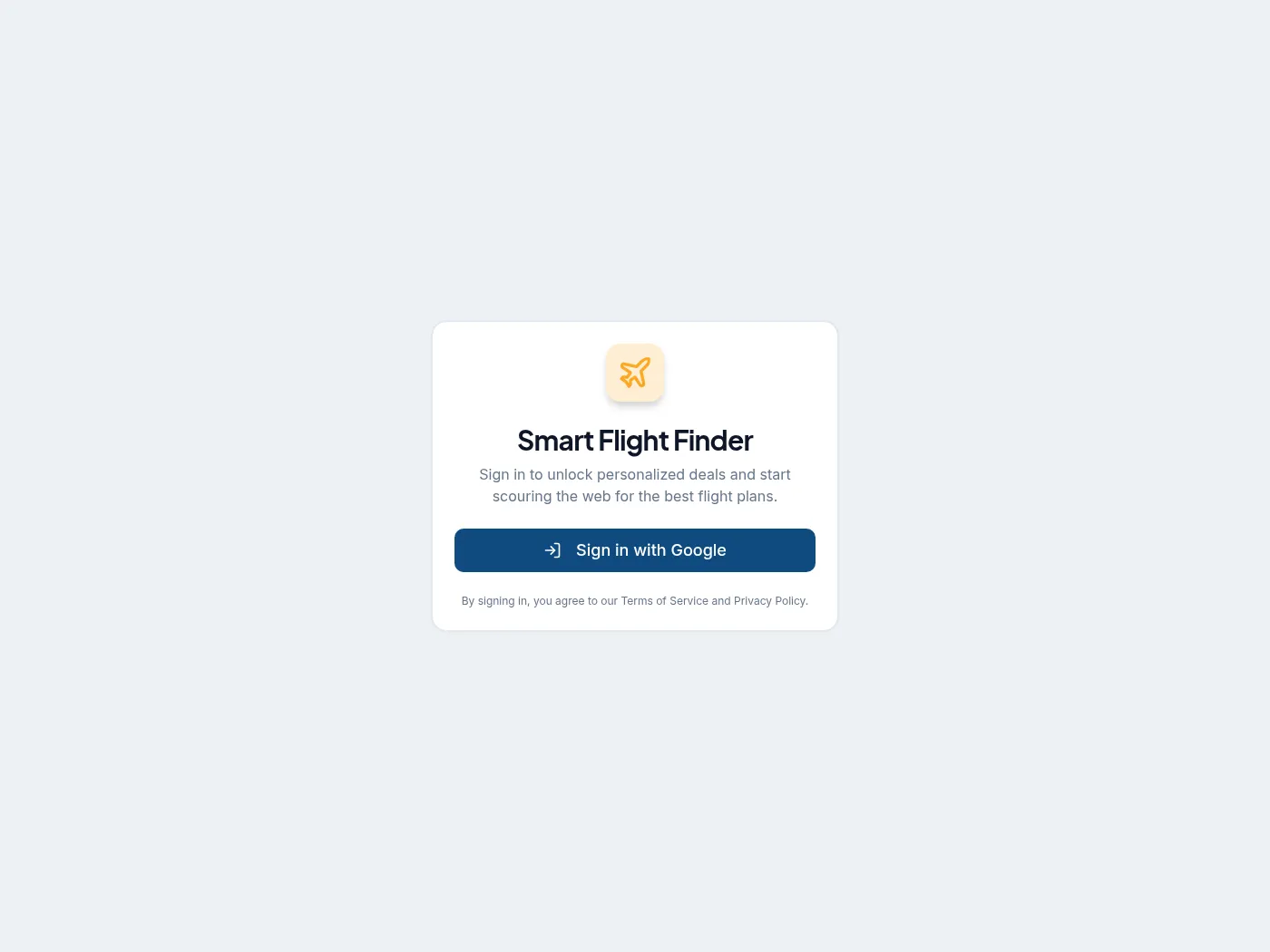 Smart Flight Finder
