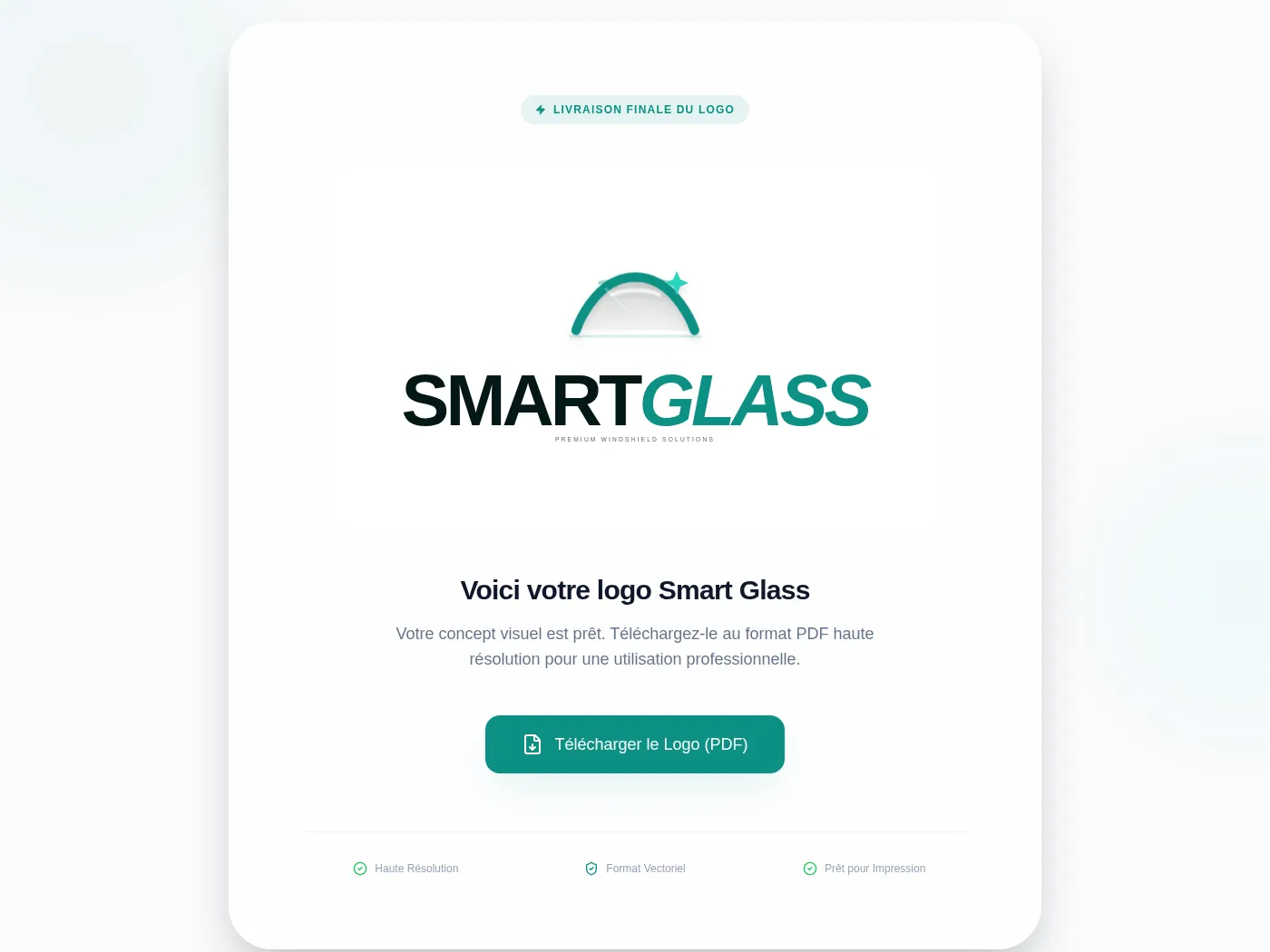Smart Glass Logo Design