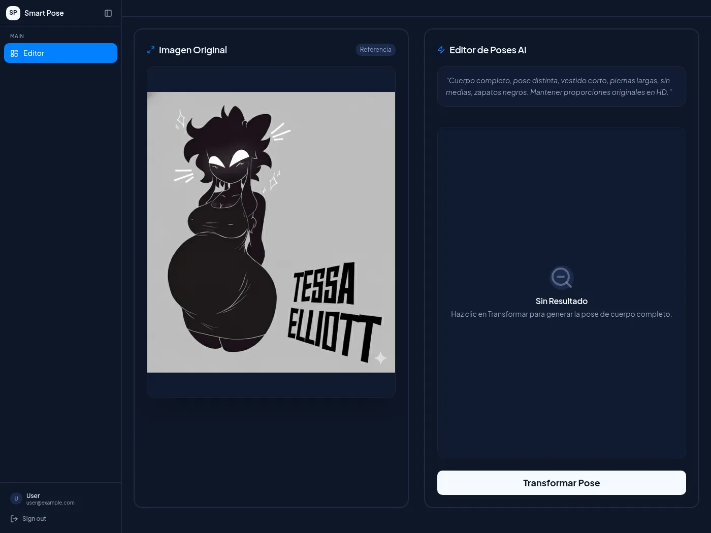 Smart Pose Image Editor
