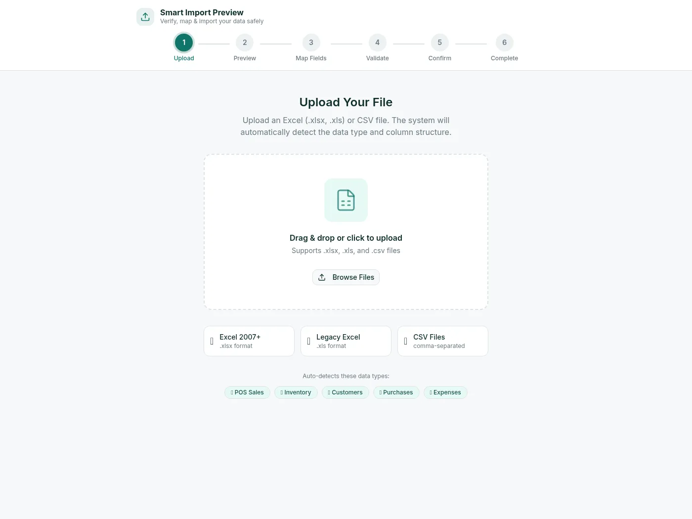 Smart Import Preview