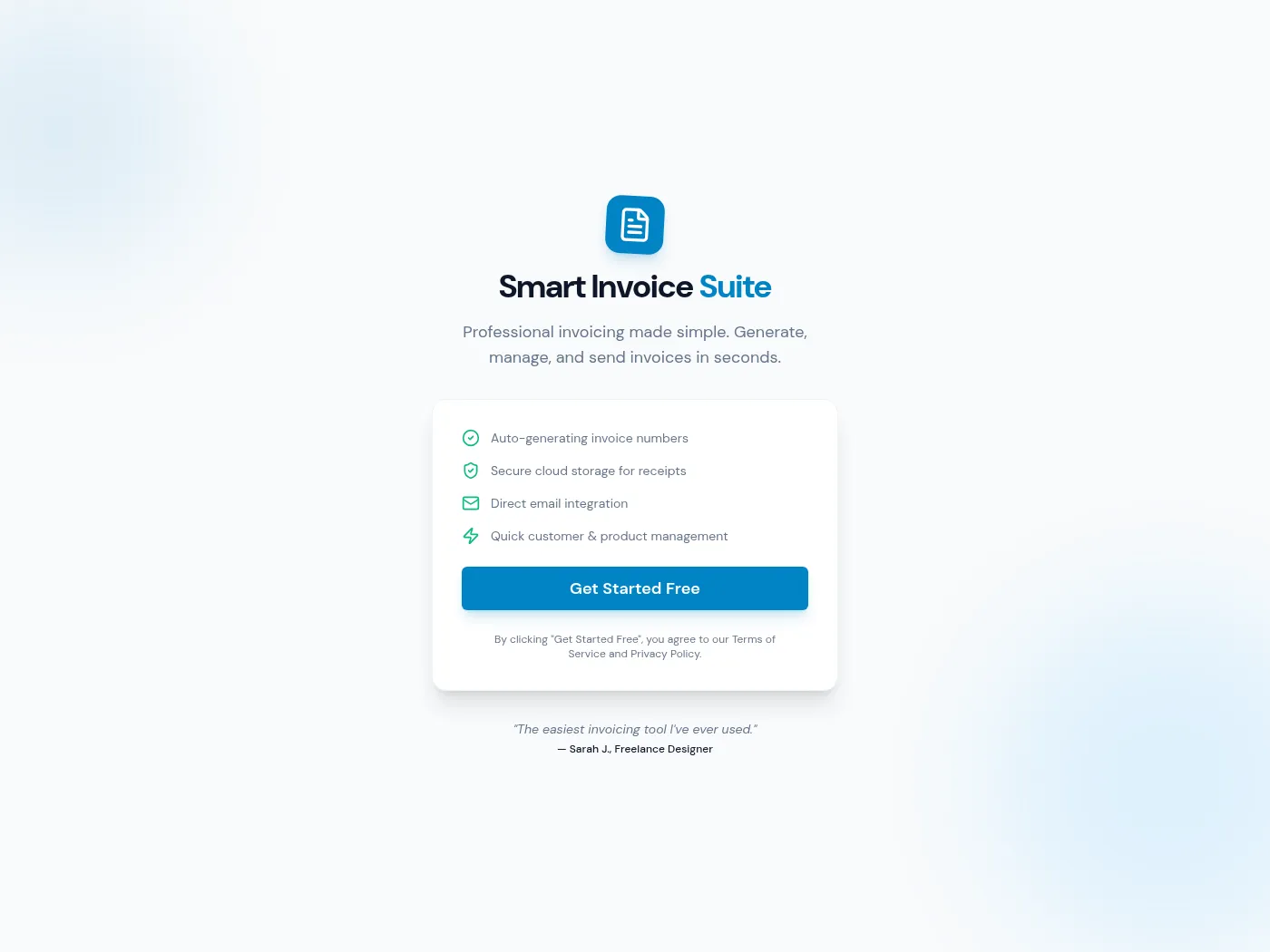 Smart Invoice Suite