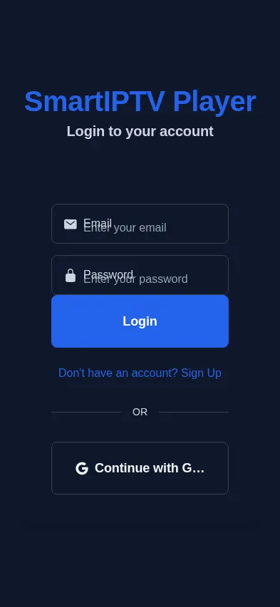 SmartIPTV Player