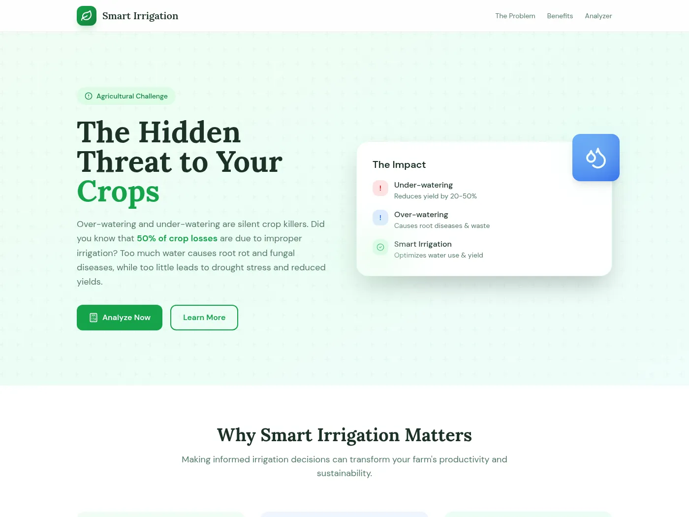 Smart Irrigation Advisor