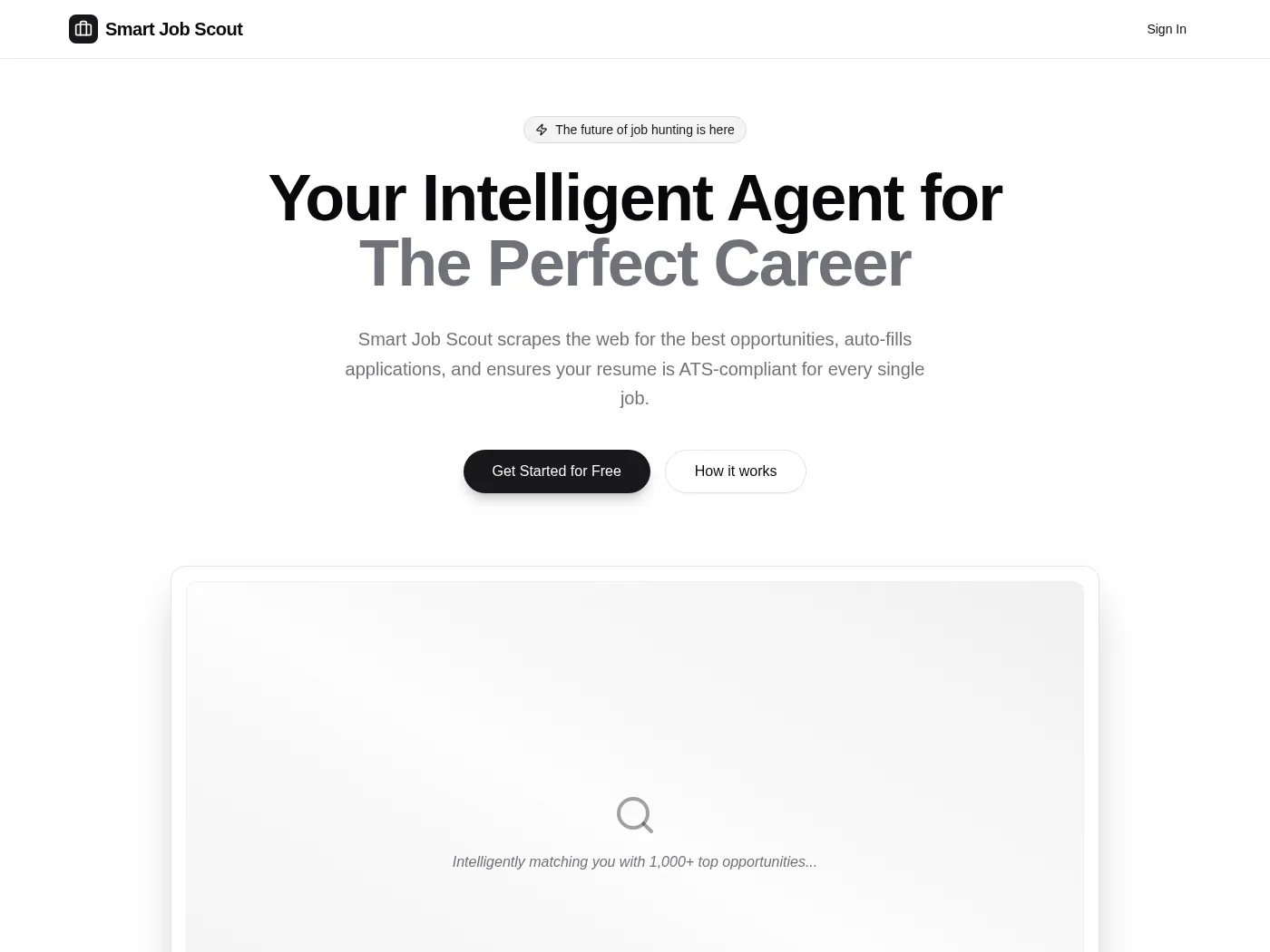Smart Job Scout