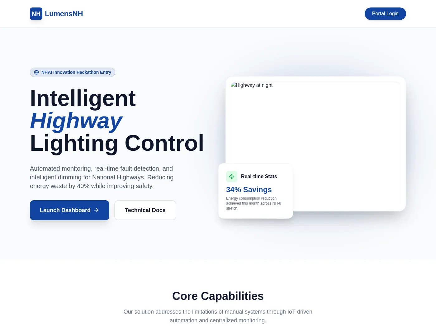 Smart Highway Light Manager