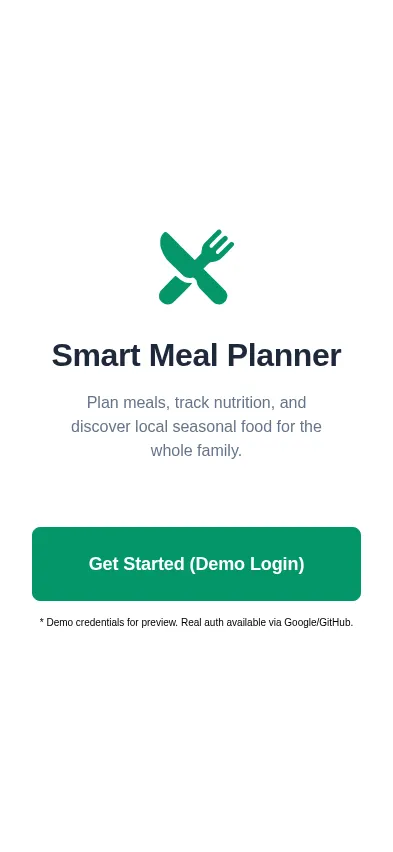 Smart Meal Planner