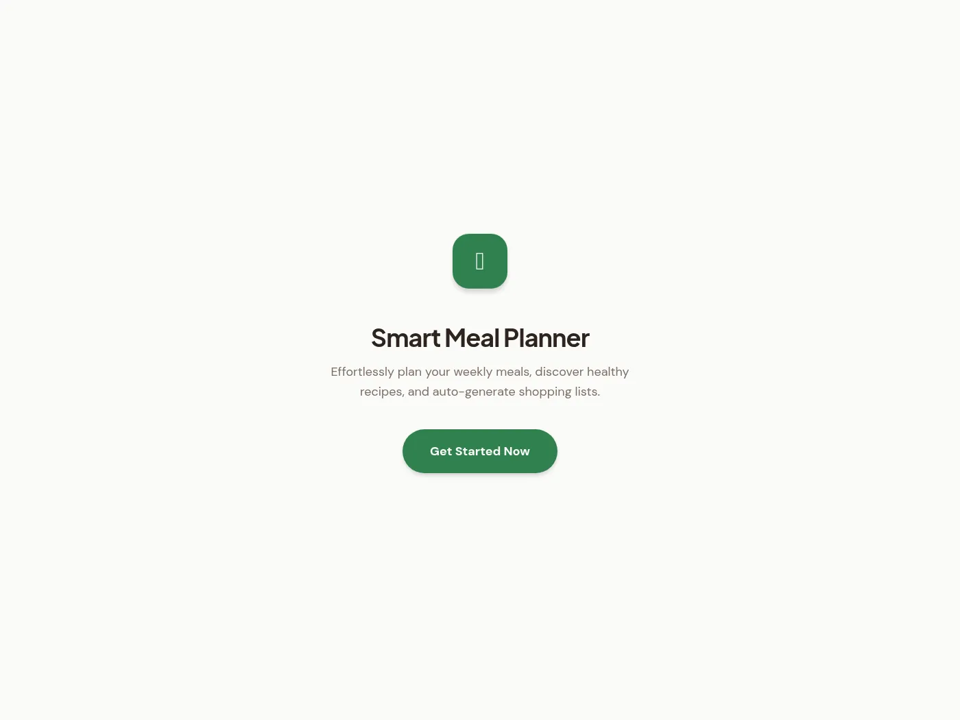 Smart Meal Planner