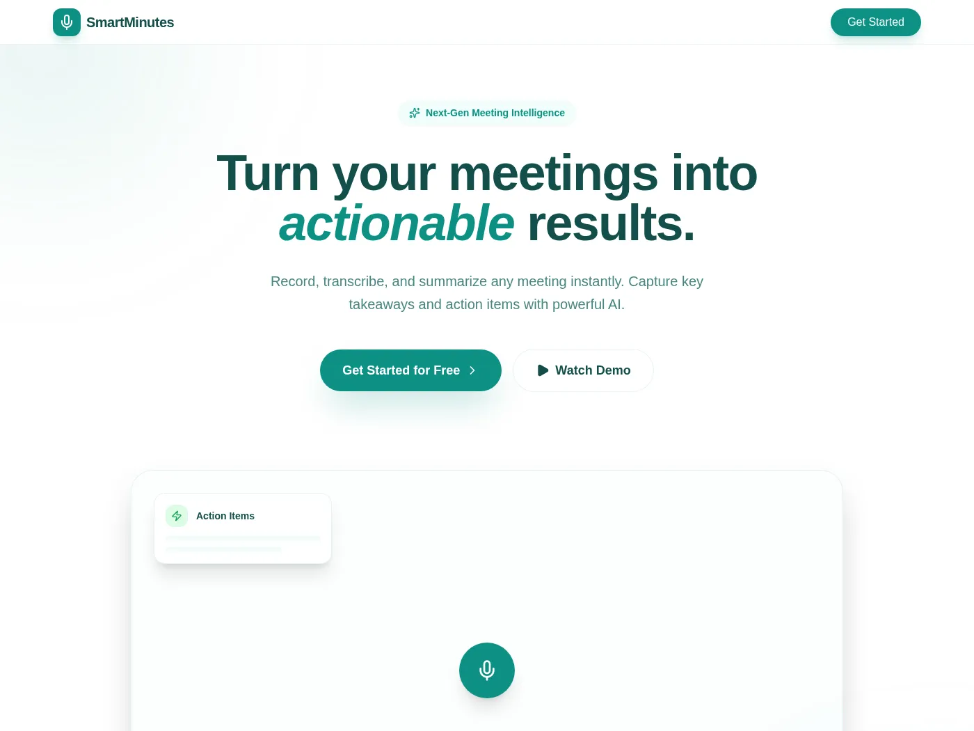 Smart Meeting Minutes