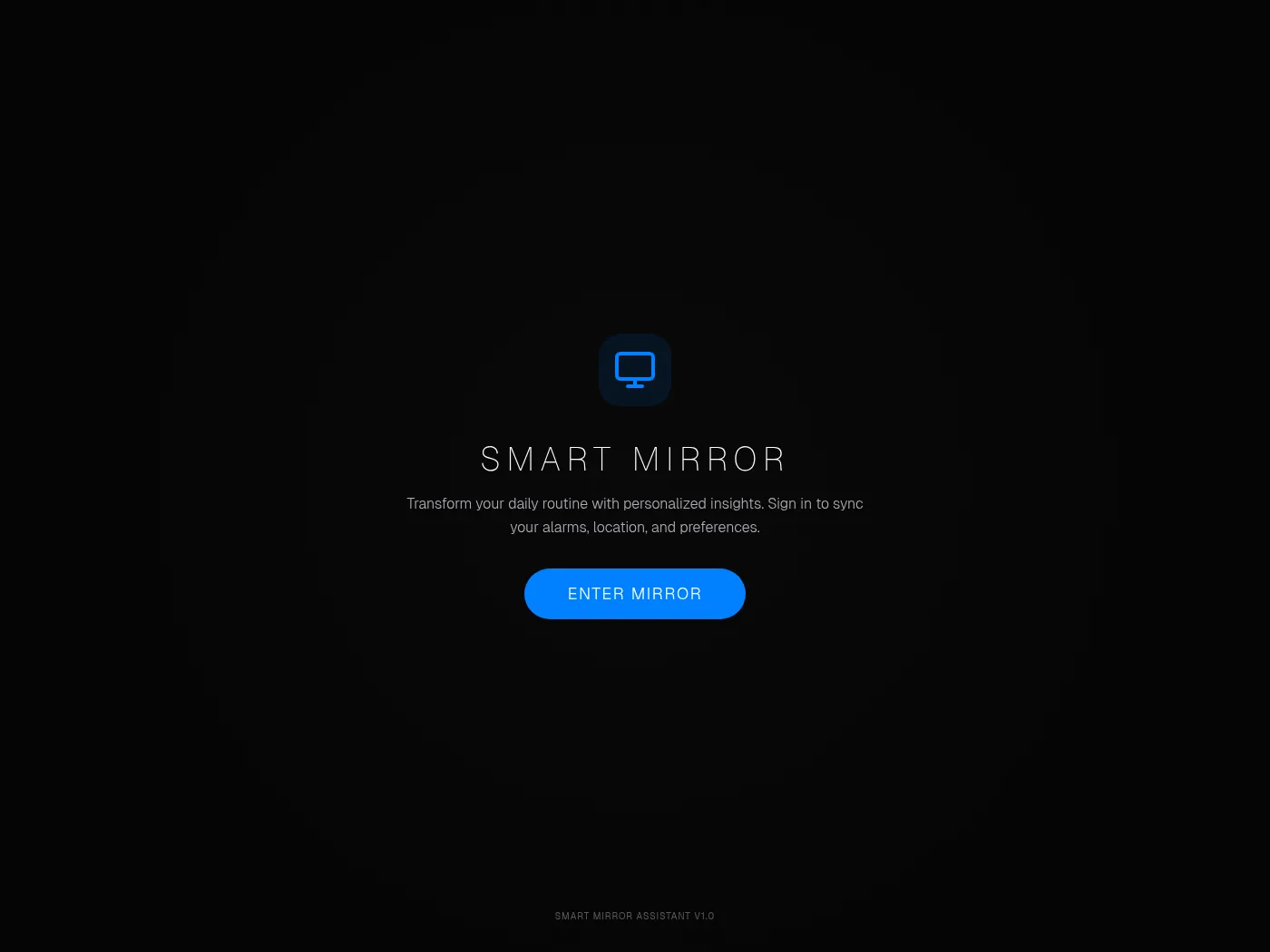 Smart Mirror Assistant
