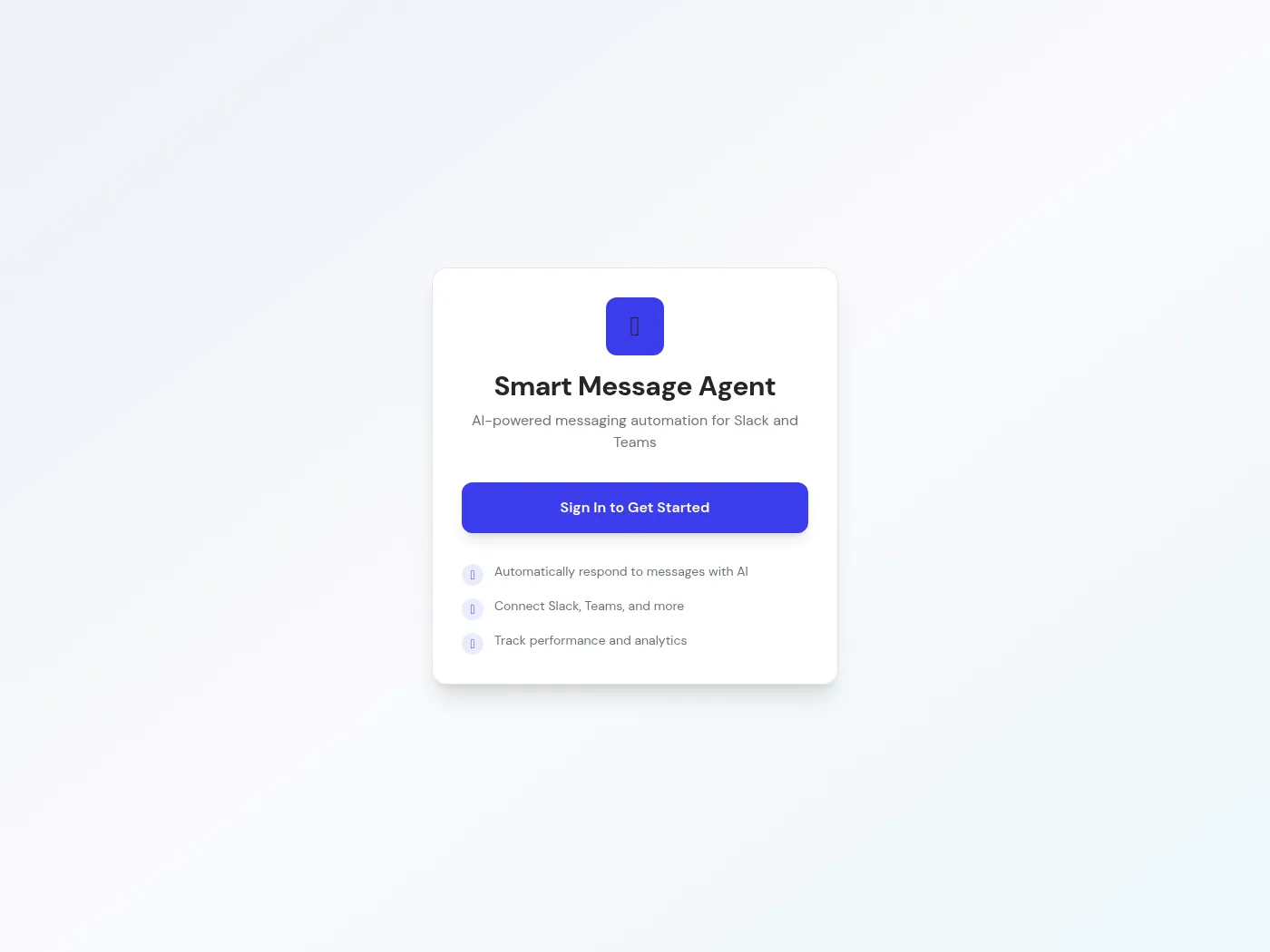 Smart Message Agent