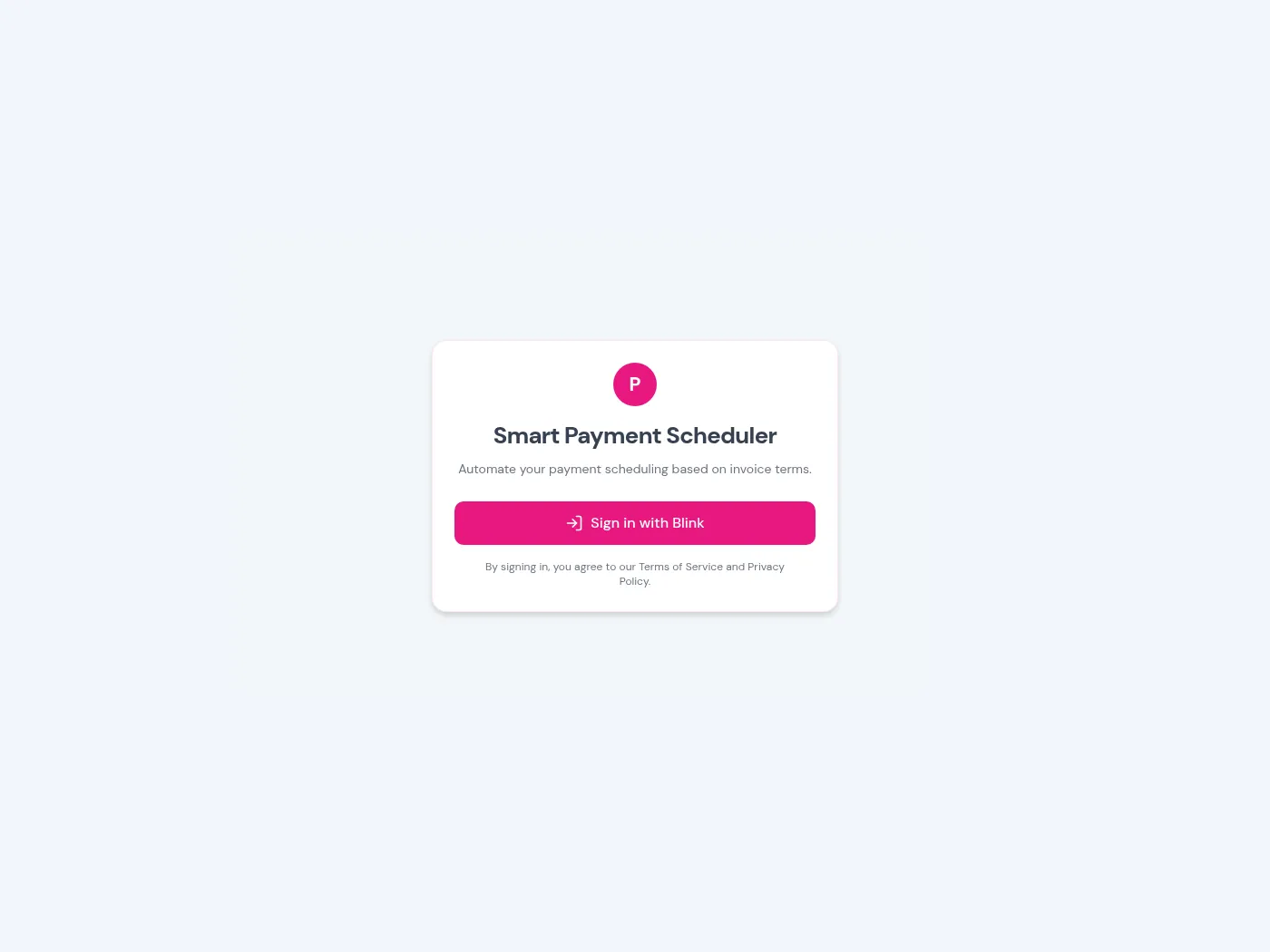 Smart Payment Scheduler