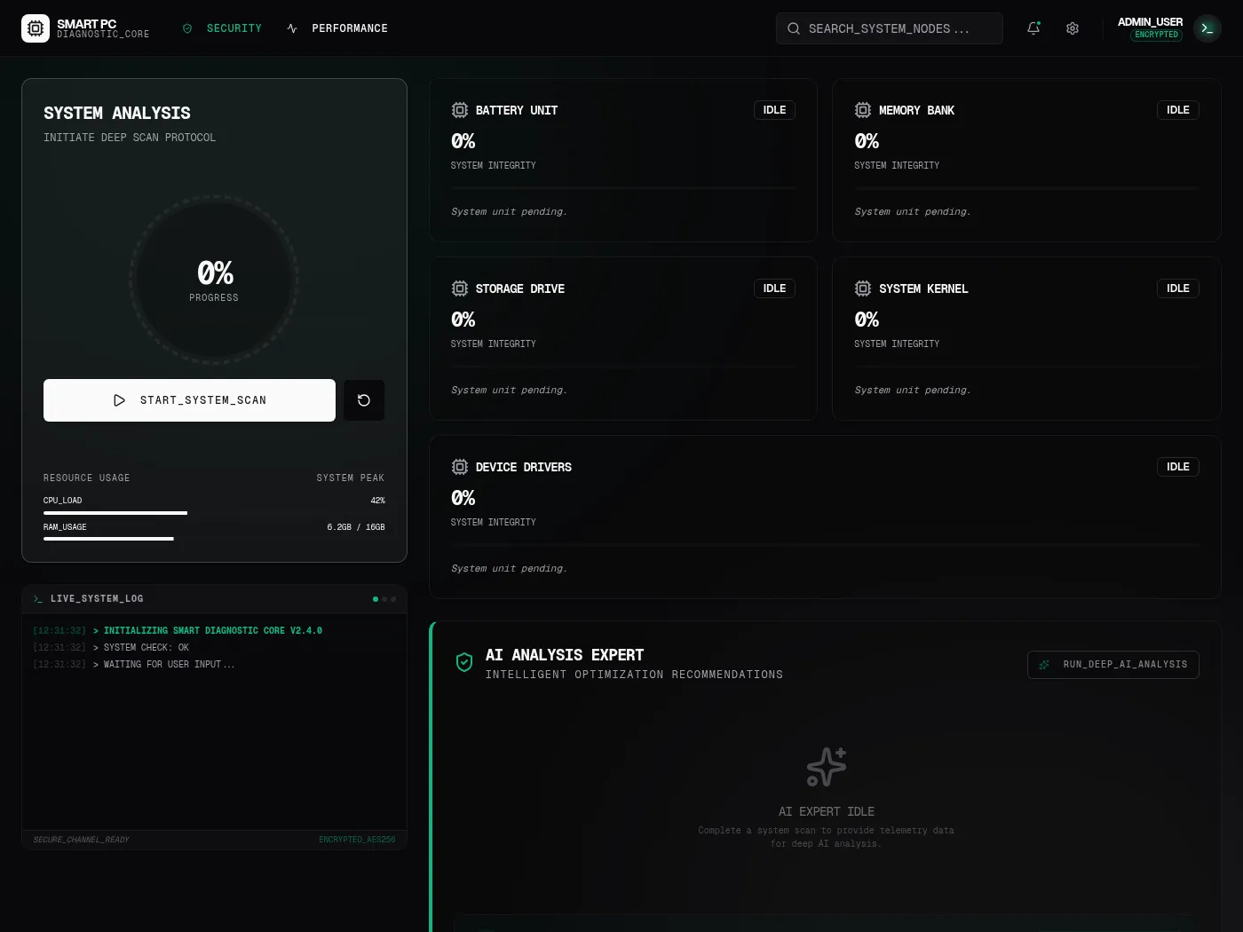 Smart PC Diagnostics