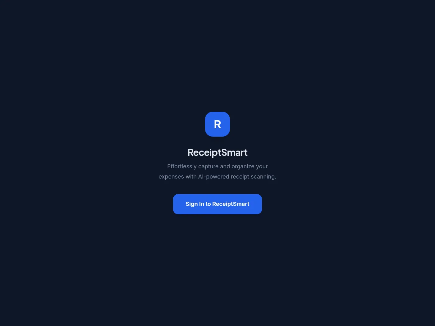 Smart Receipt Scanner