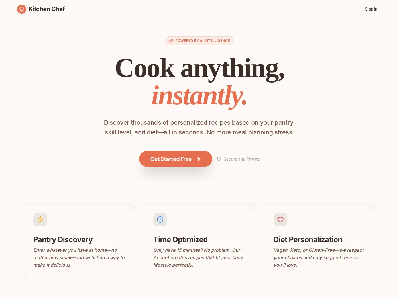 Smart Kitchen Chef