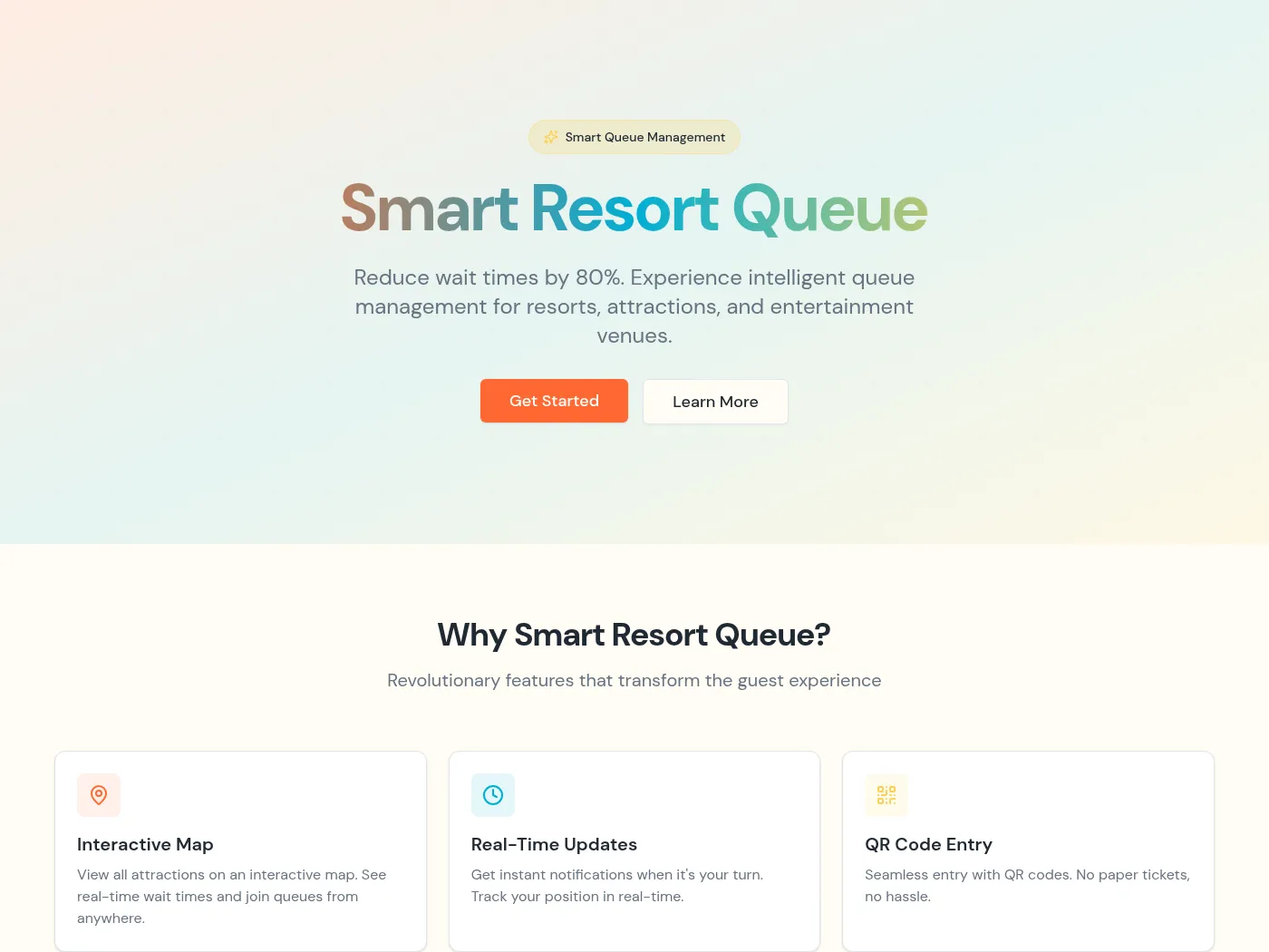 Smart Resort Queue