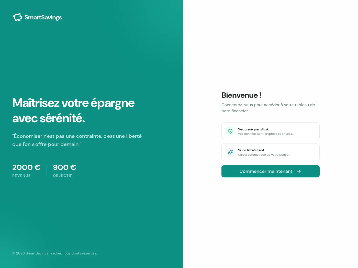 Smart Savings Tracker