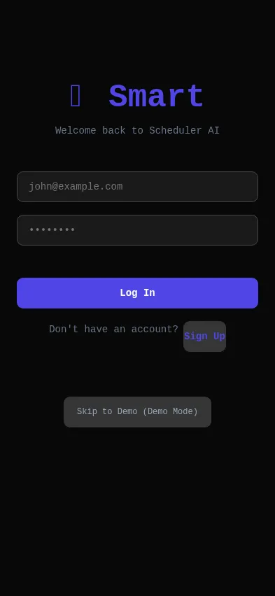 Smart Scheduler AI