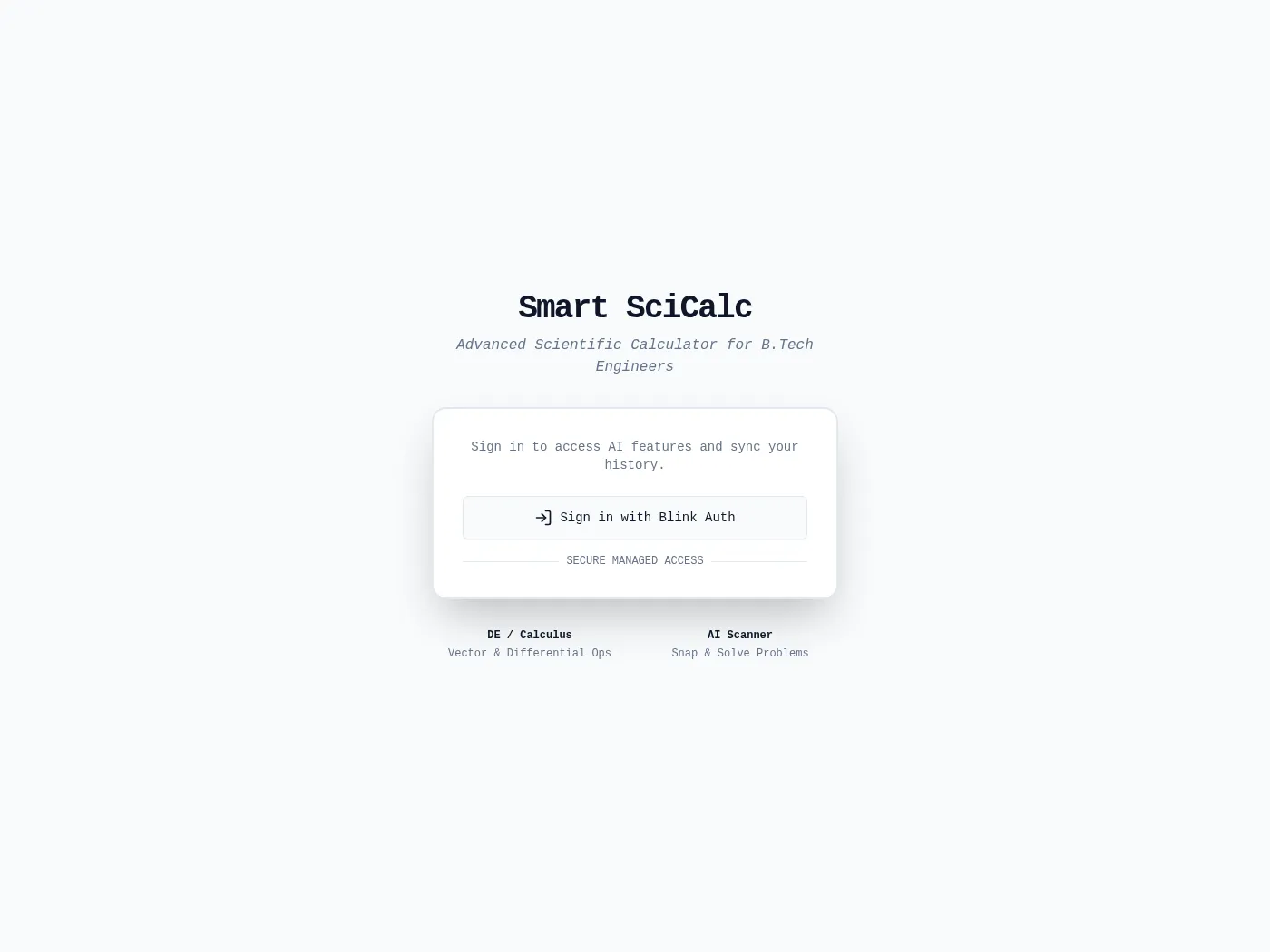 Smart SciCalc