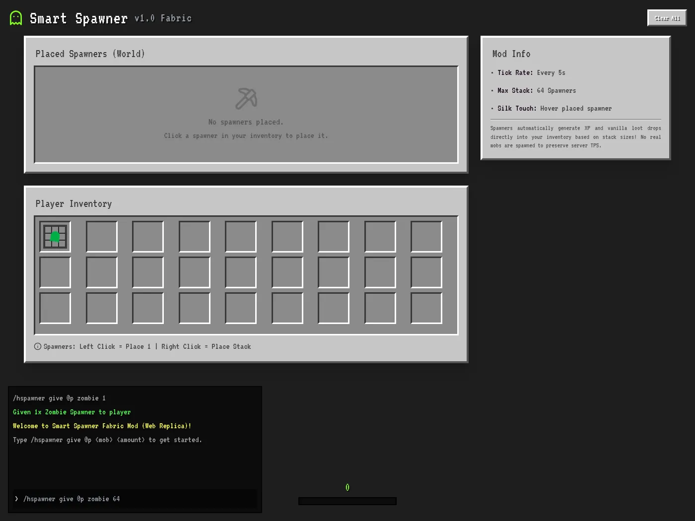 Smart Spawner Fabric Mod