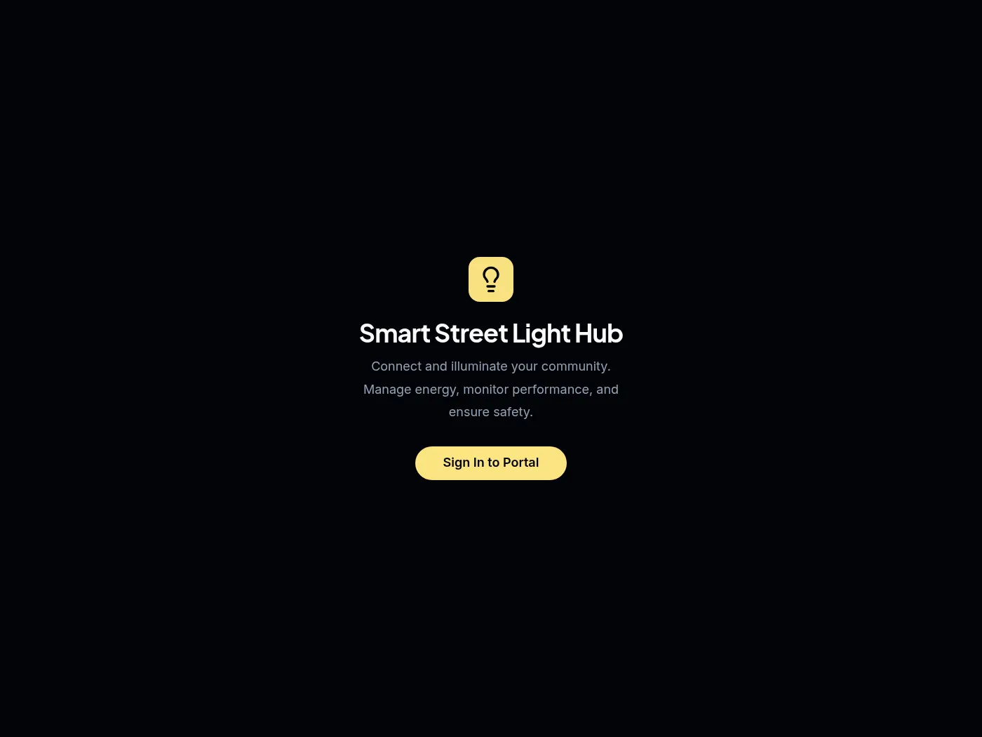 Smart Street Light Hub