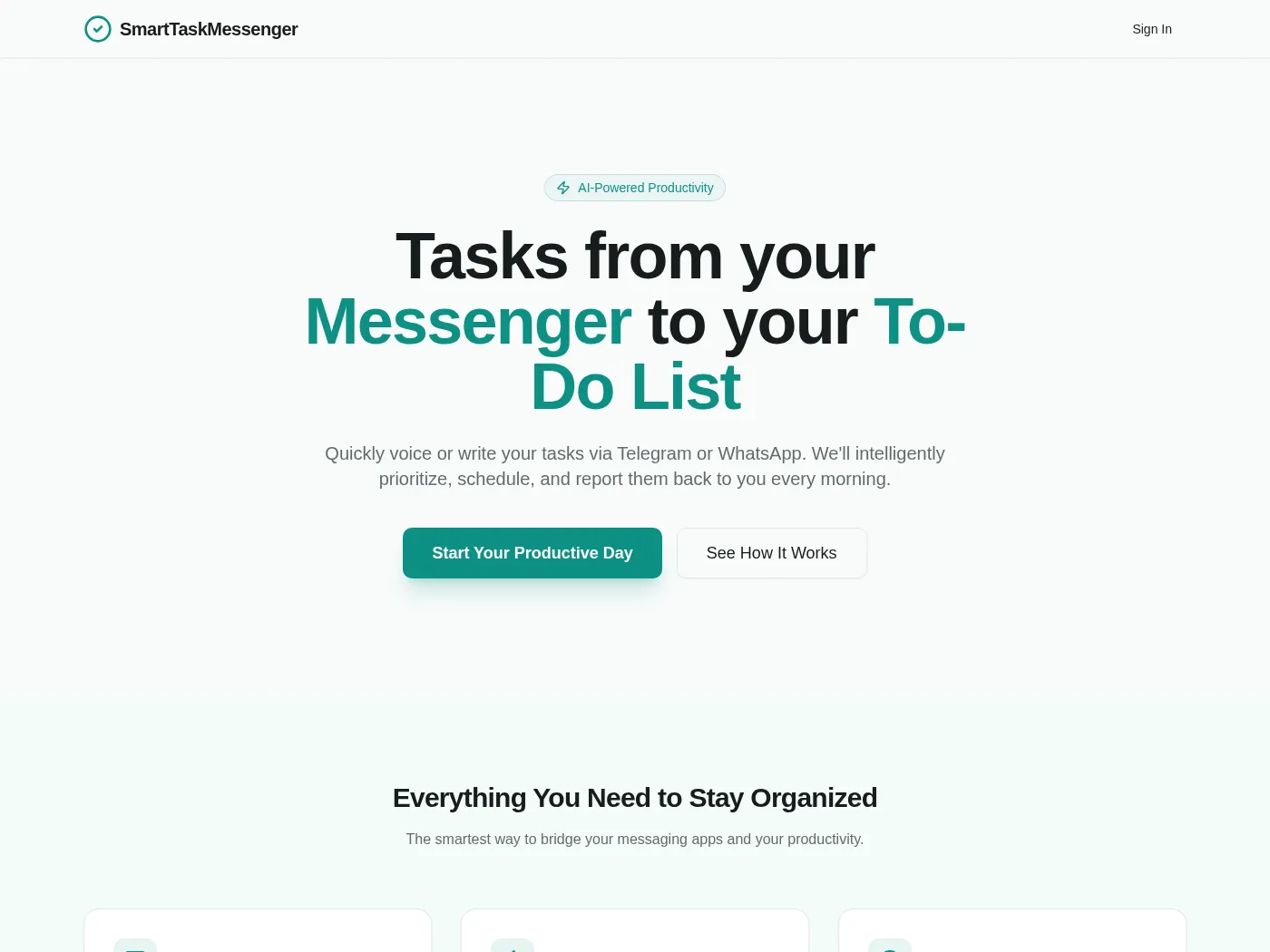 Smart Task Messenger