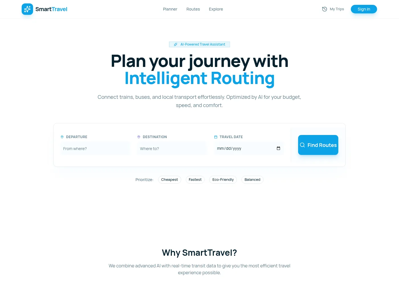 Smart Travel Planner