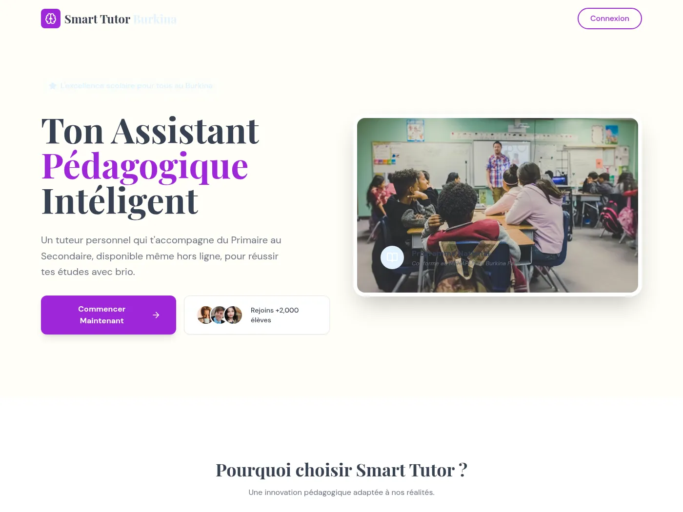 Smart Tutor Burkina