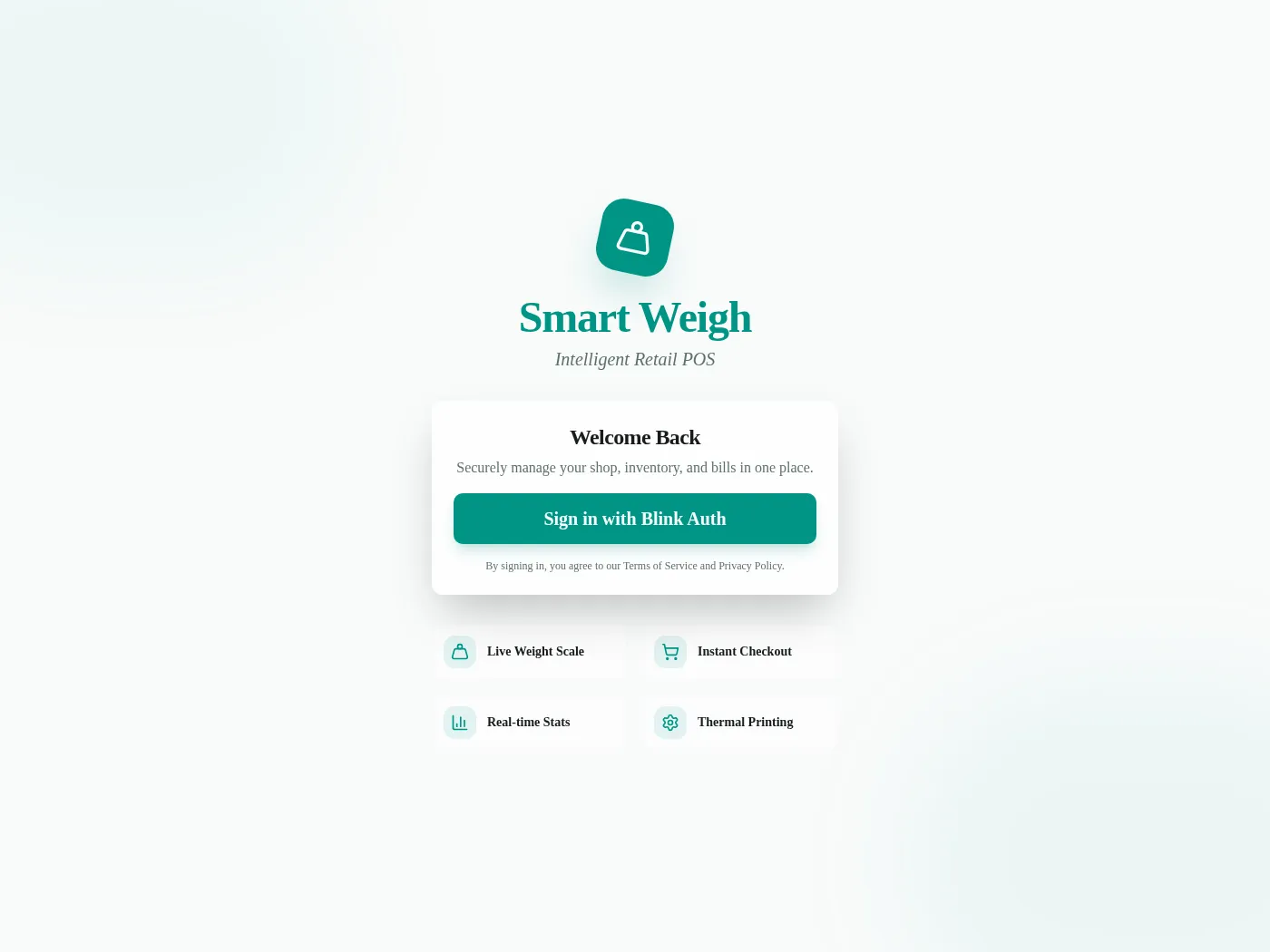 Smart Weigh POS