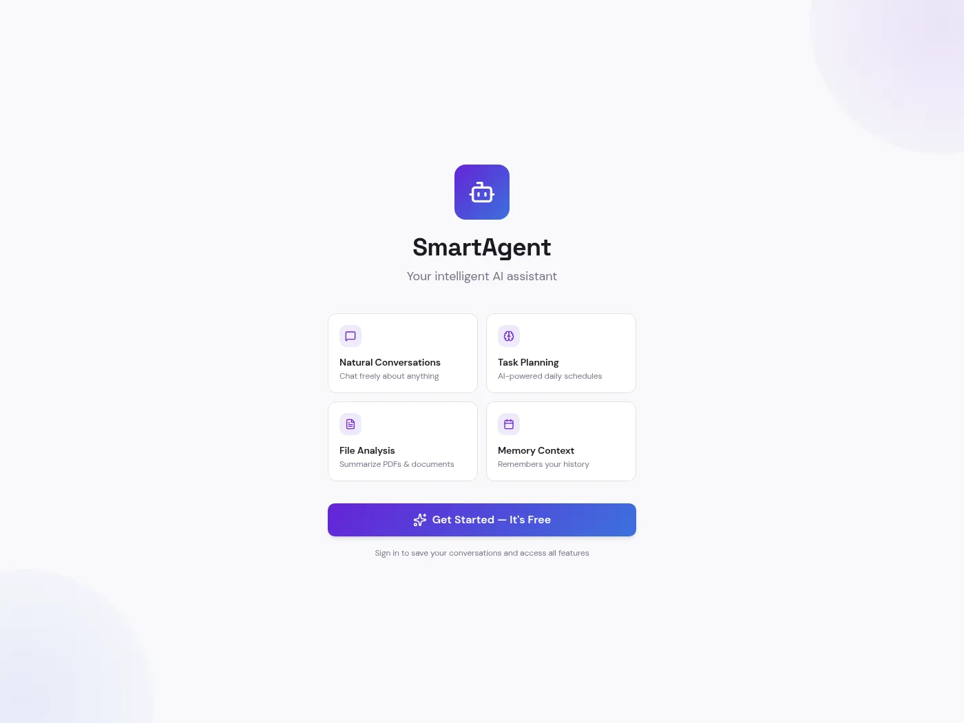 SmartAgent AI Assistant