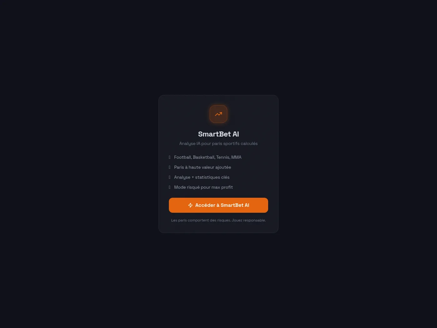 SmartBet AI Advisor