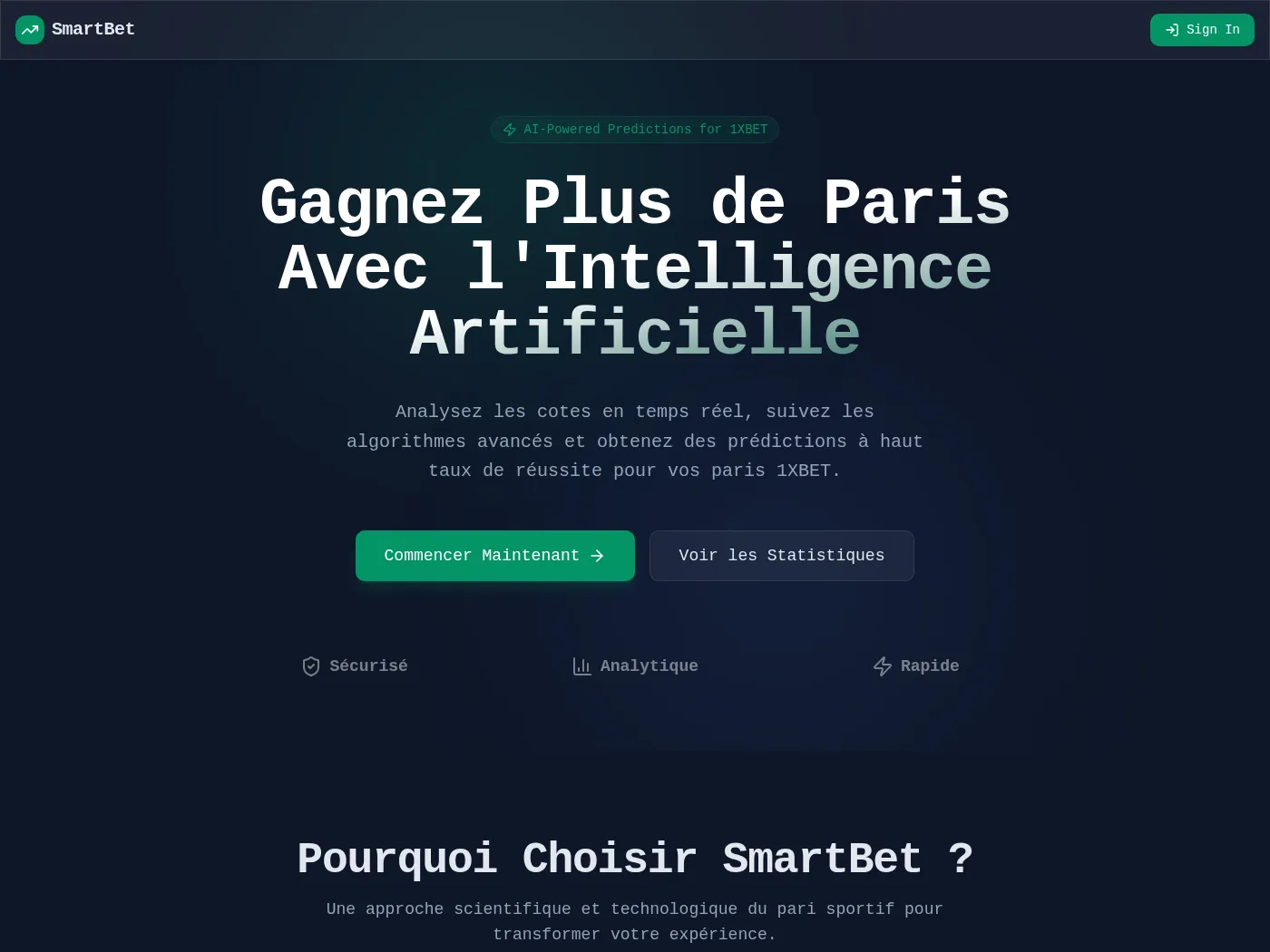 SmartBet Predictor