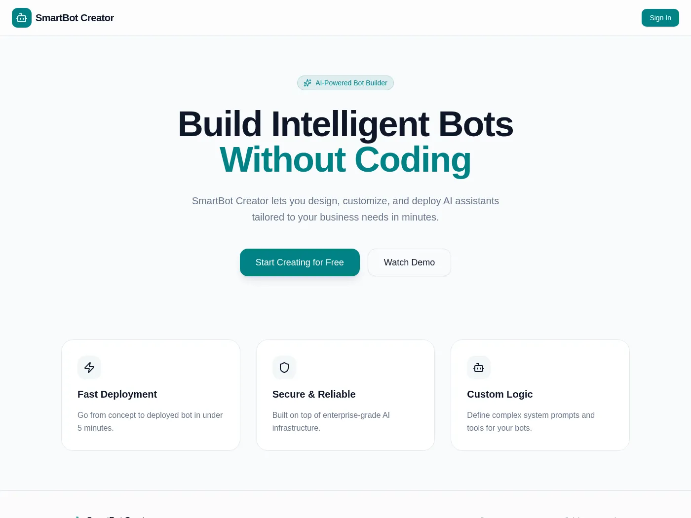 SmartBot Creator