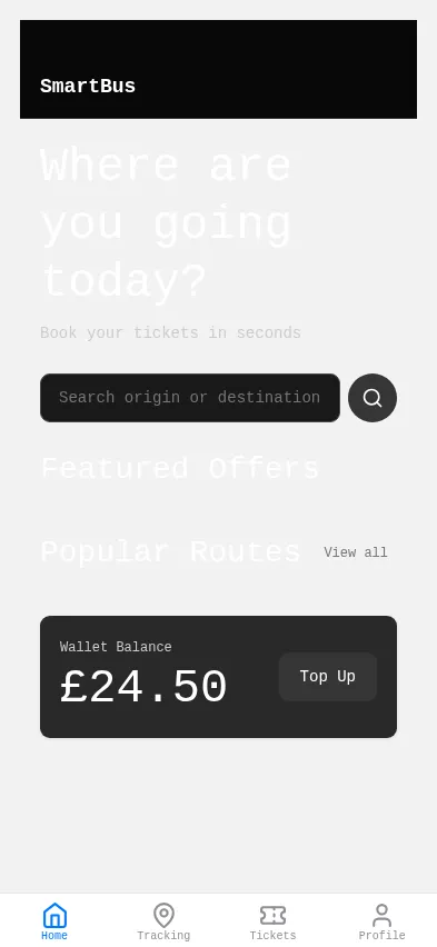 SmartBus Ticketing App