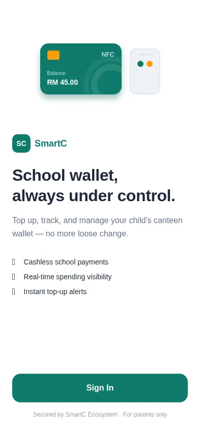 SmartC Parent Wallet