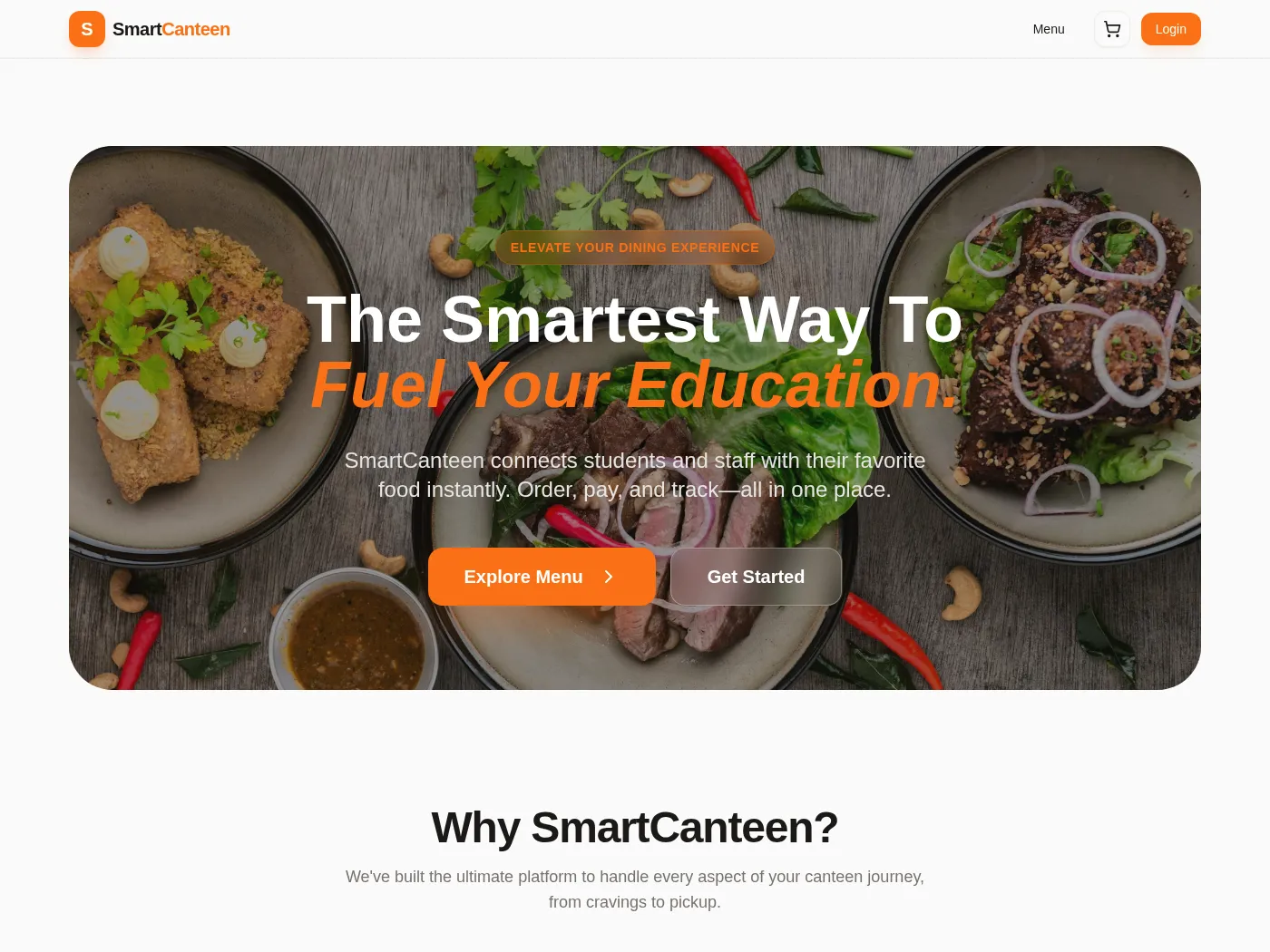 SmartCanteen Digital Ordering
