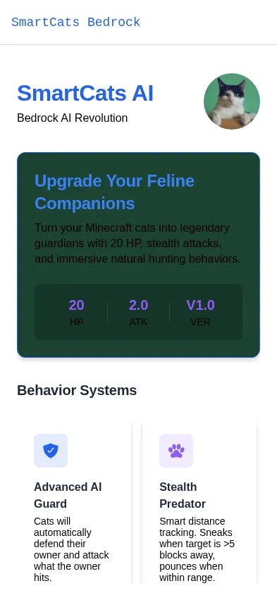 SmartCats Bedrock Add-On