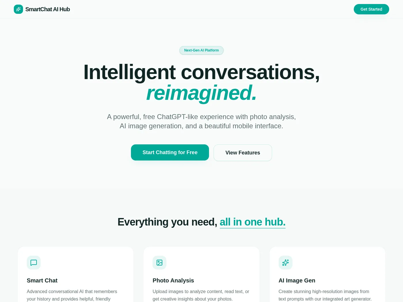 SmartChat AI Hub