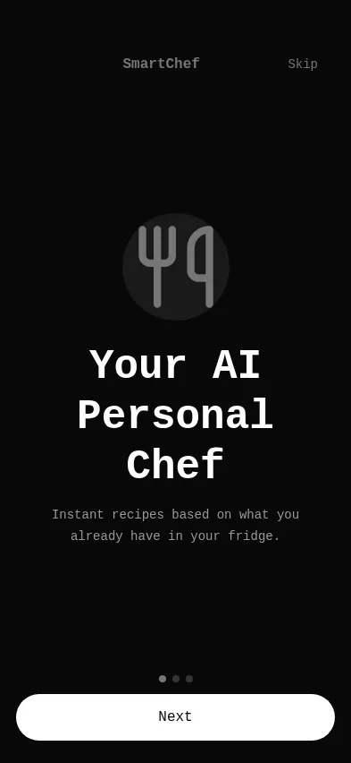 SmartChef Recipe App
