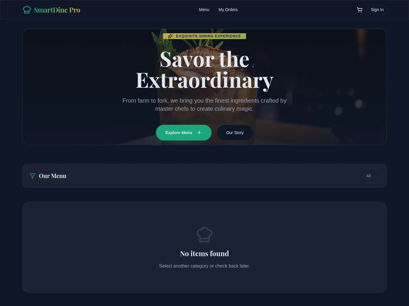 SmartDine Pro