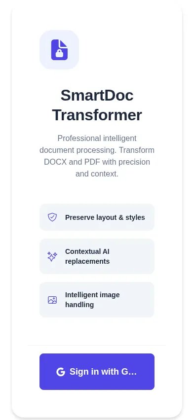 SmartDoc Transformer